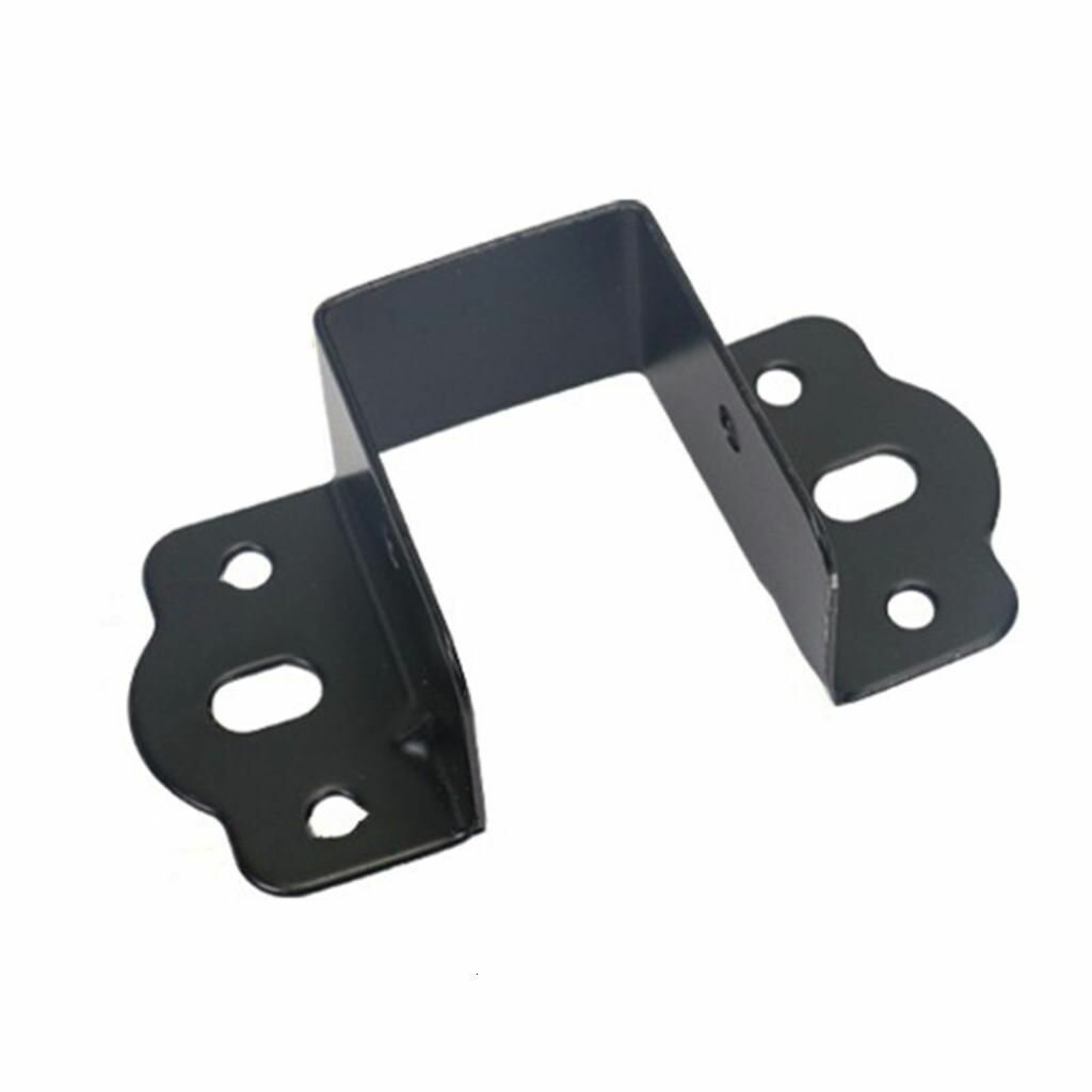 Упаковка из 4 -спальных соединителей Essential Furniture Adware для безопасного соединения, 32 мм черный