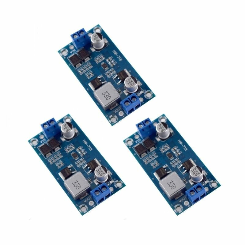 (3 шт.) Понижающий стабилизатор DC-DC 16-36V в 12V 6A, 72W