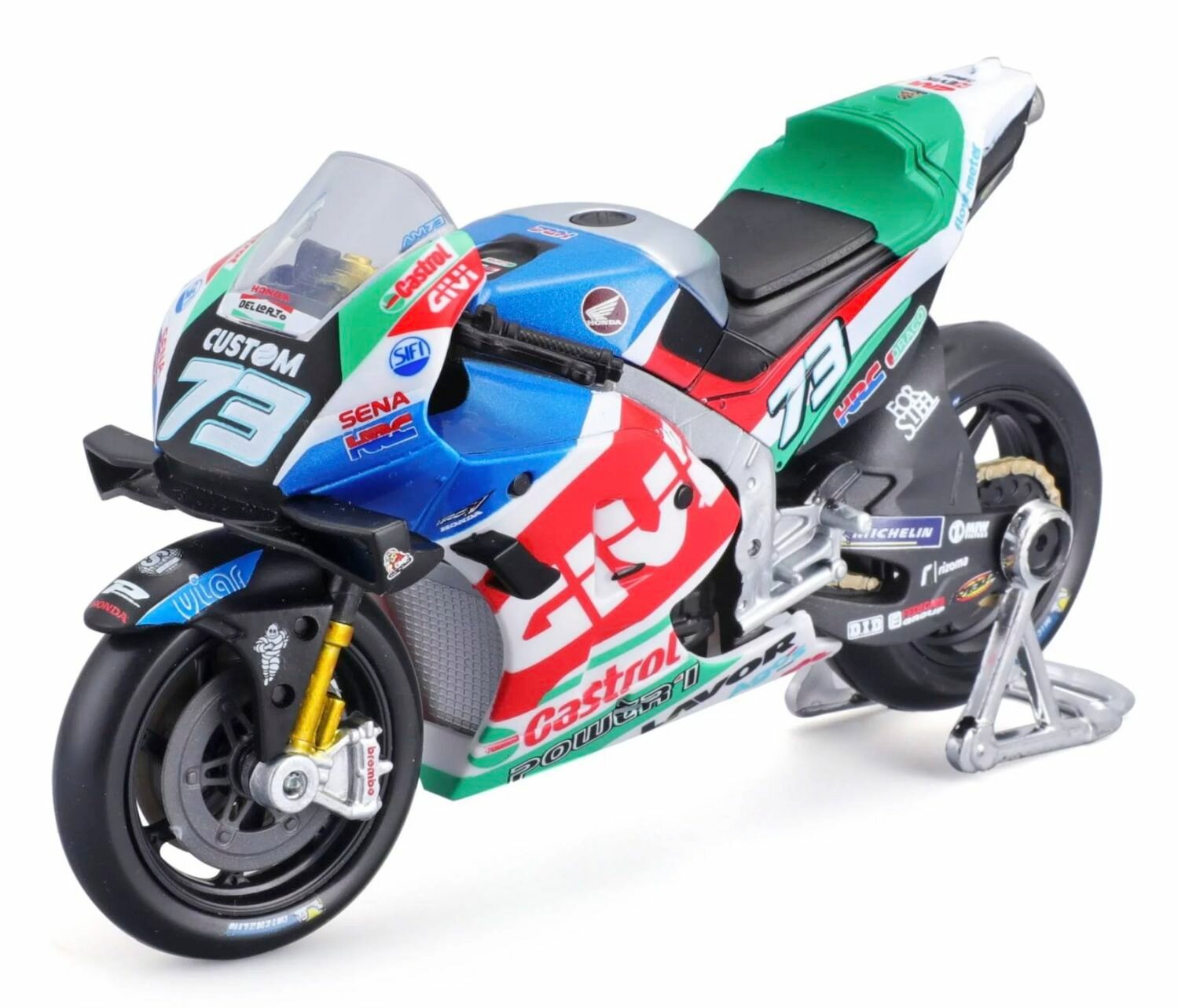 Коллекционный мотоцикл Maisto 1:18 Honda MotoGP 2021 #73 2021