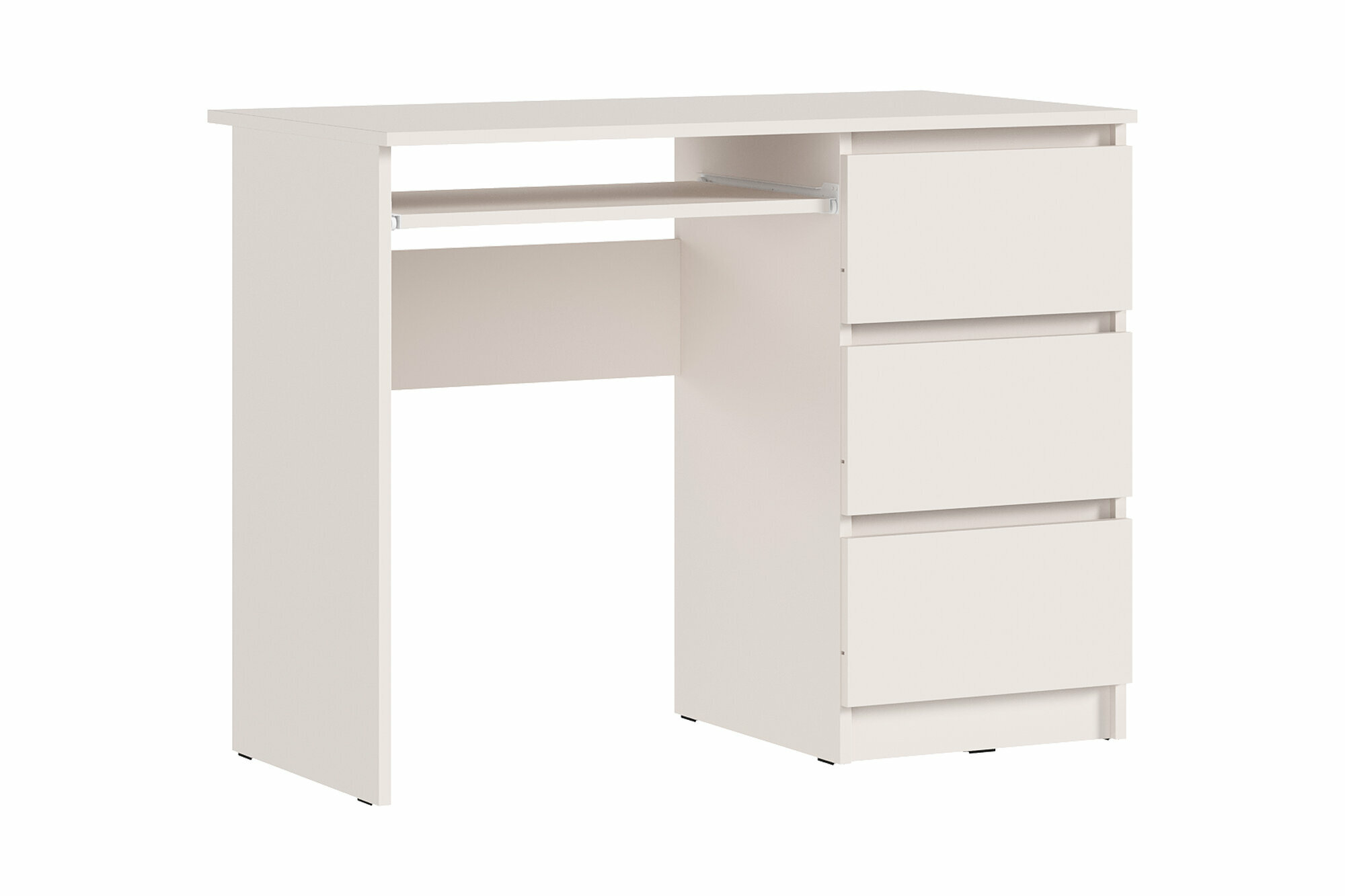 Стол письменный Нонтон Челси, 100x52x76 см, 3 ящика, кашемир