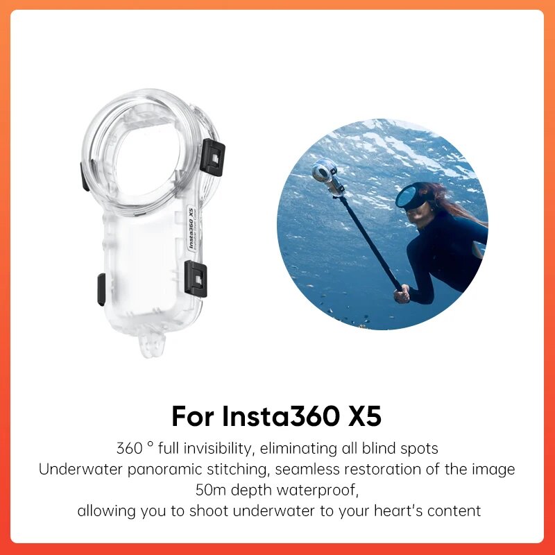 Водонепроницаемый чехол для дайвинга Insta360 X5