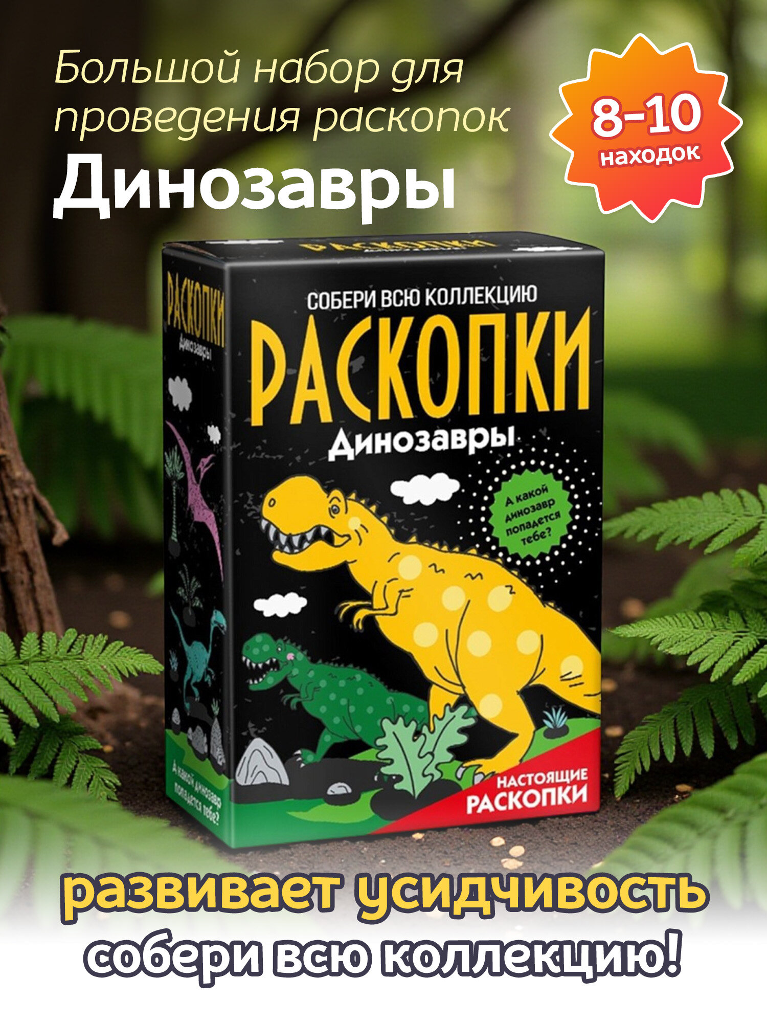 Большой набор Бумбарам для проведения раскопок По следам динозавров