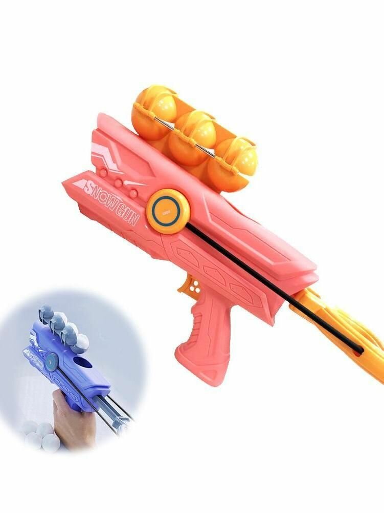 Снежная пушка, дальность 4-6 метров.