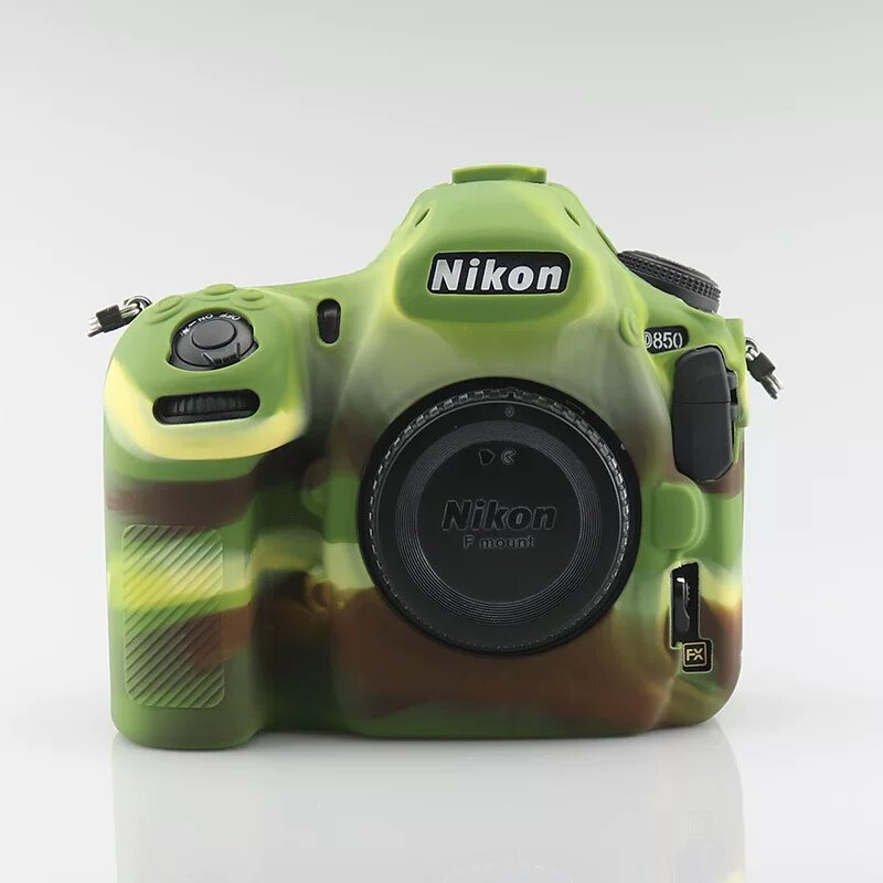 Силиконовый чехол для Nikon D850, камуфляж