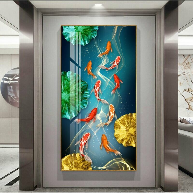 Алмазная мозаика Рыбки 45х70 см