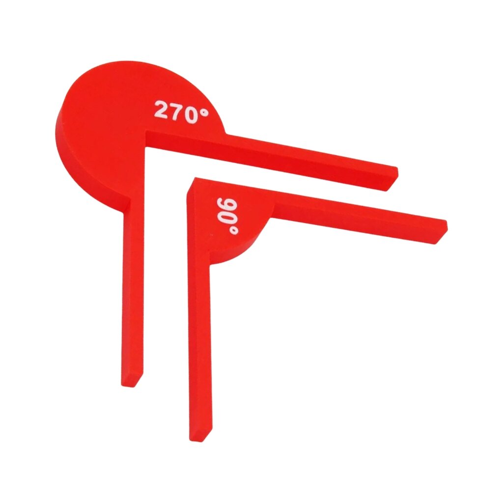 Угломерная линейка с разметкой Учебное пособие по математике для черчения чертежей