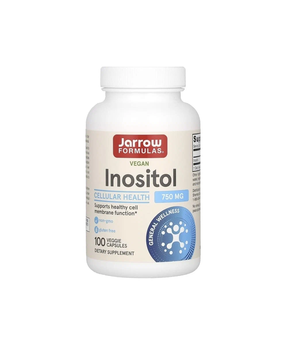 Jarrow Formulas Inositol, Инозитол (Витамин В8), 750 мг, 100 капсул
