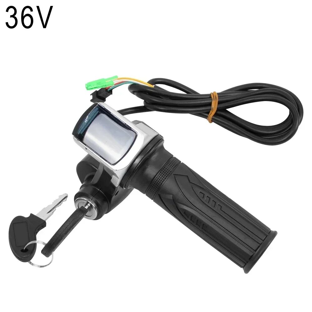 Ручка газа для электровелосипеда 36V Black