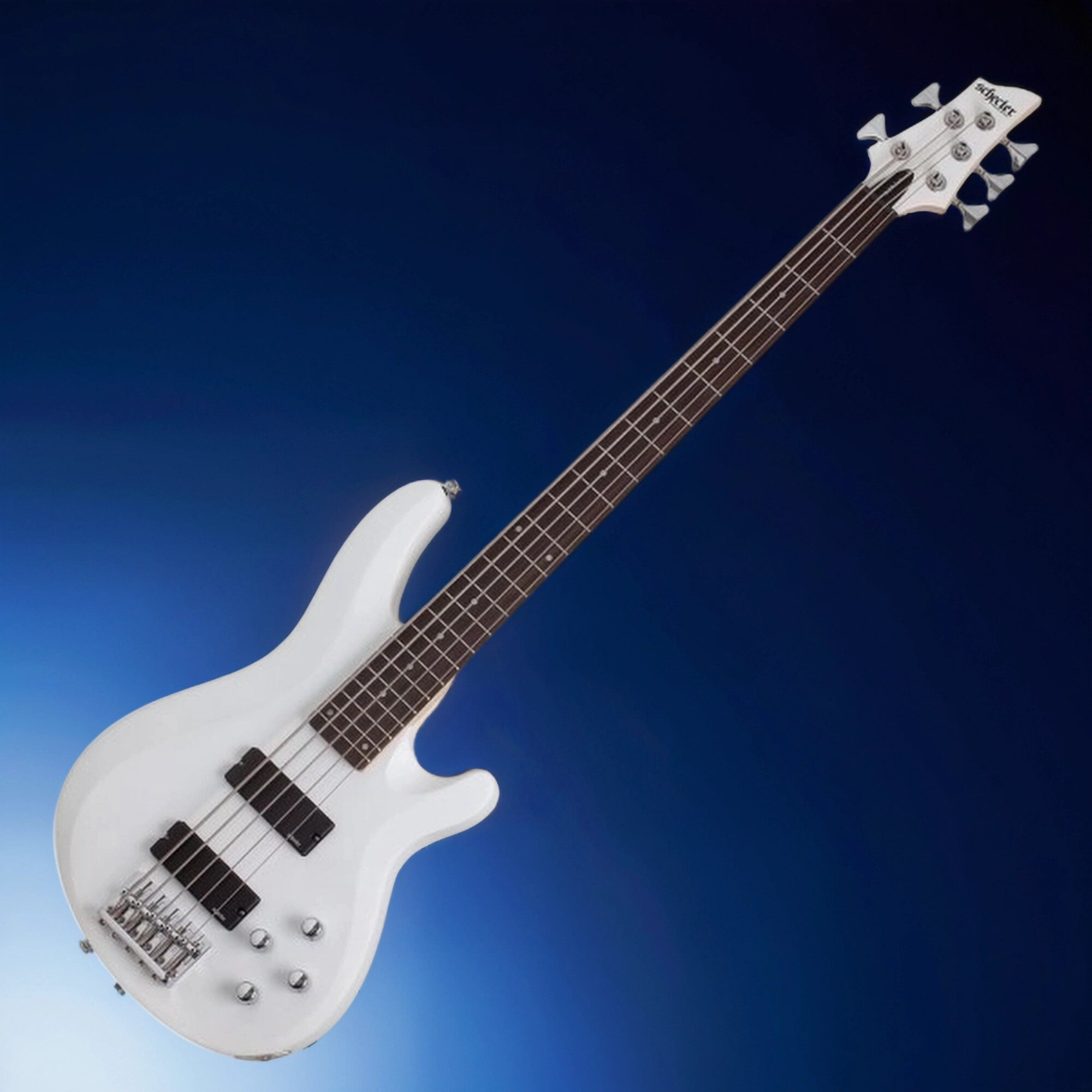 Бас-гитара Schecter C-5 Deluxe SWHT — фото 1