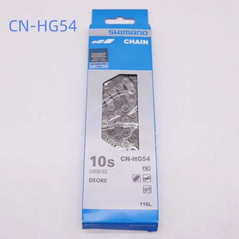 Цепь для велосипеда SHIMANO CN HG54 116 звеньев 10 скоростей HG54 116L