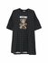 Платье MOSCHINO, размер 38, черный