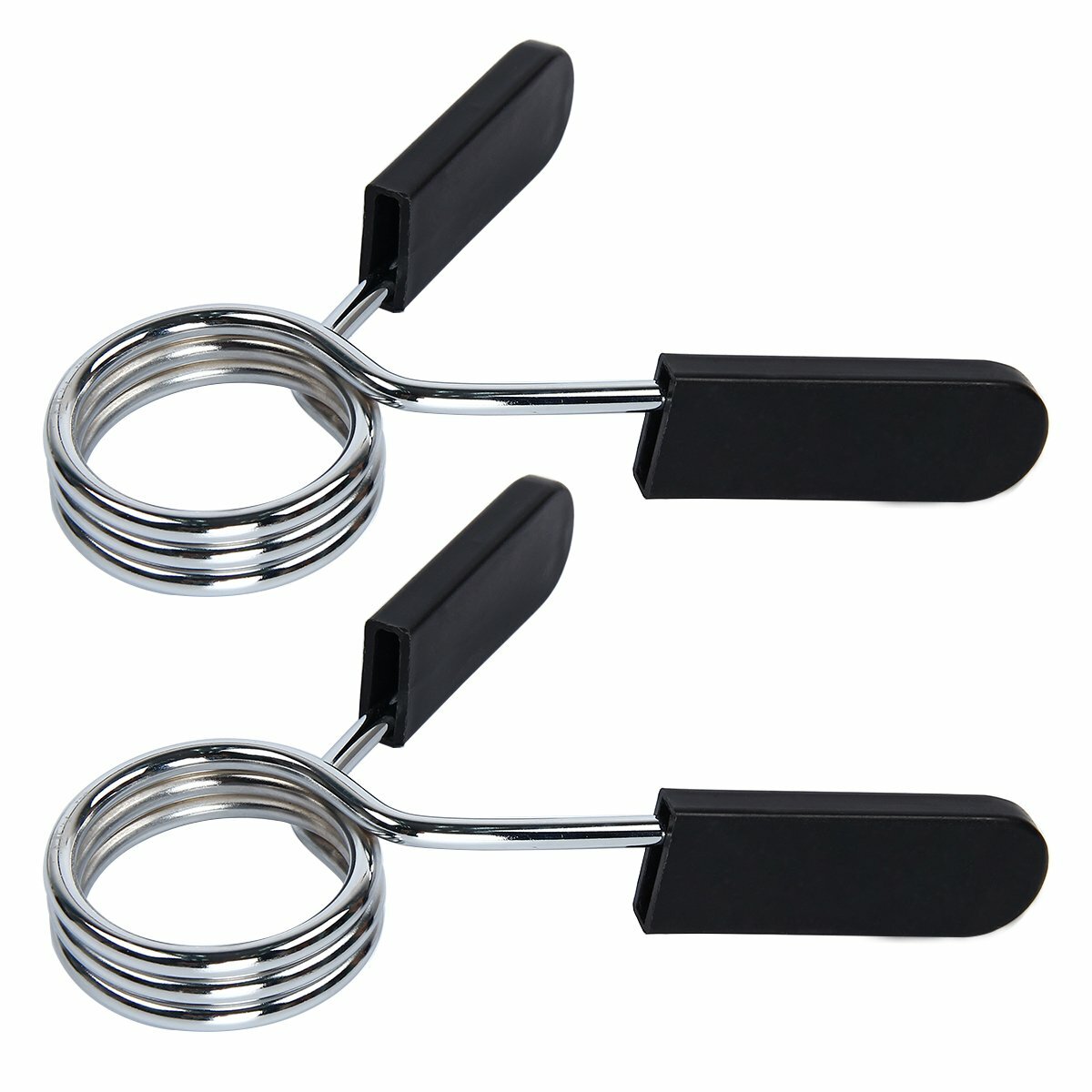 Набор фиксаторов для штанги из пружинной стали, Олимпийский, цвет пружинный, фиксатор для штанги, тип клипса, 2 шт, 25мм, 28мм, 30мм, 50мм, черный, ABS пластик, 8см x 7см, 18см x 13см