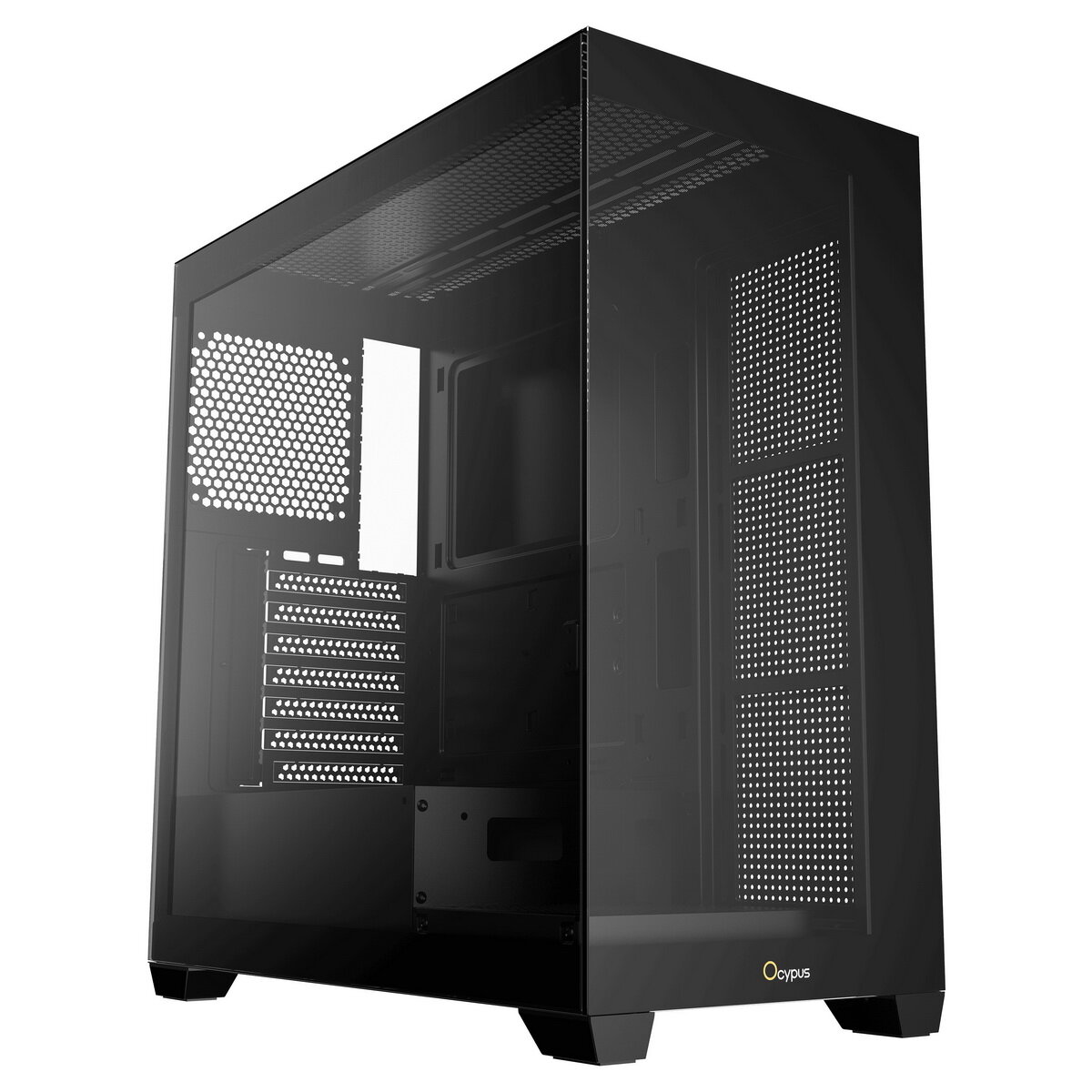 Корпус для ПК Ocypus Корпус Case Ocypus Gamma C72 BK ATX / win / black / no PSU / Tempered Glass уц-2