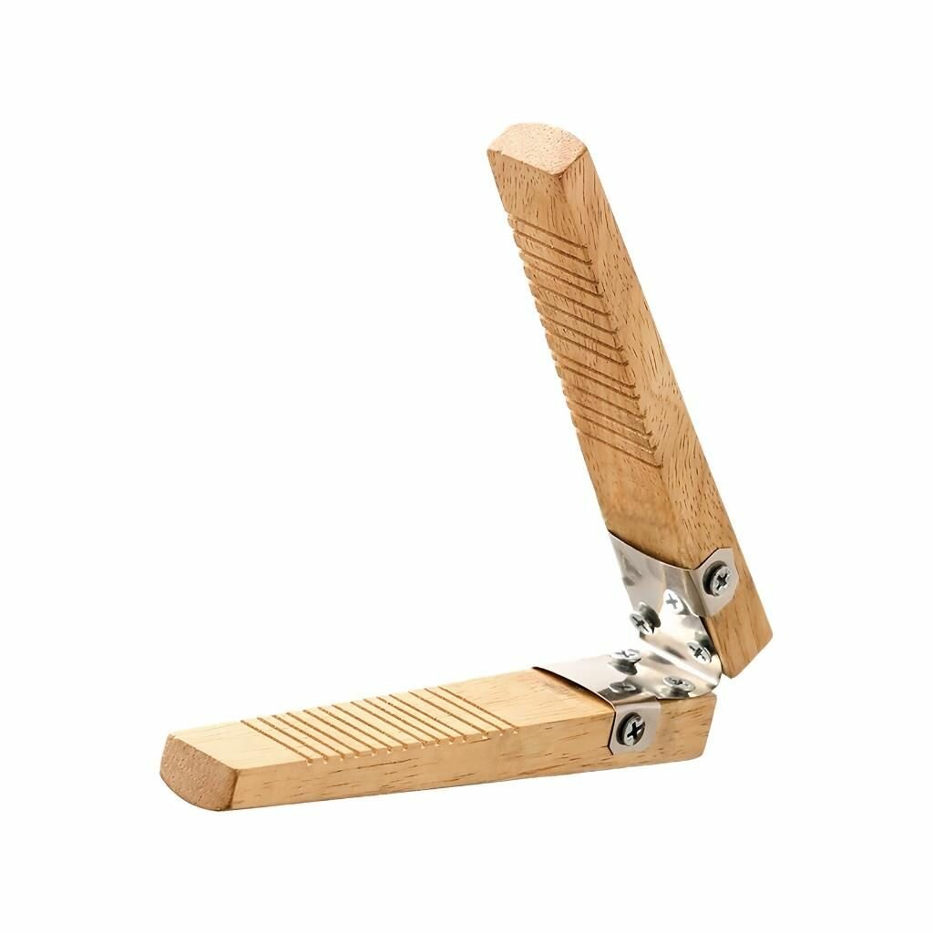 Очиститель арахиса из нержавеющей стали с буковой ручкой