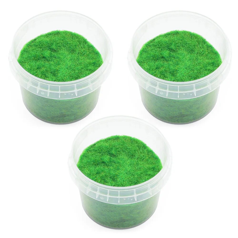 Искуственная модельная трава (флок) STUFF-PRO Прибрежная (3 шт) для макета, моделирования, диорам, творчества, декора, поделок и миниатюр