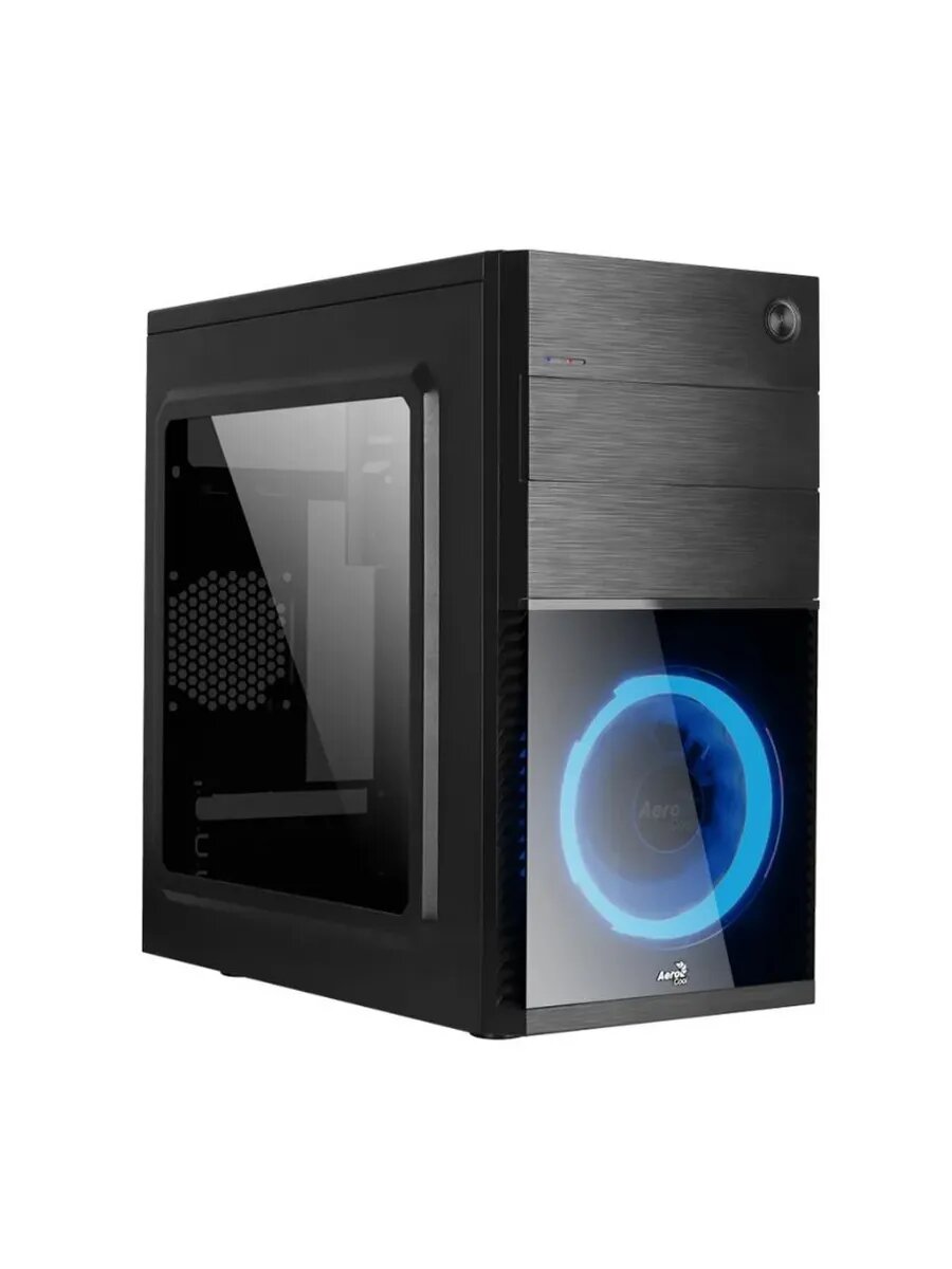 Корпус CS-105 Blue ACCS-PC09011. B1 черный