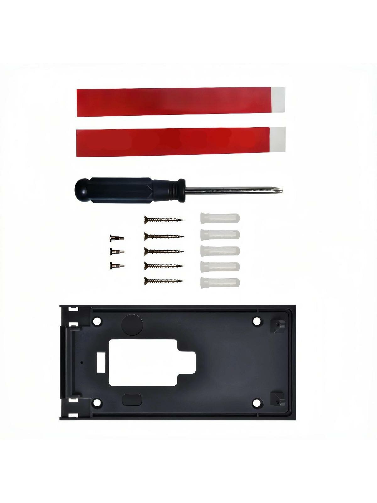 Держатель монтажной пластины дверного звонка для колец Простая установка видеодомофона