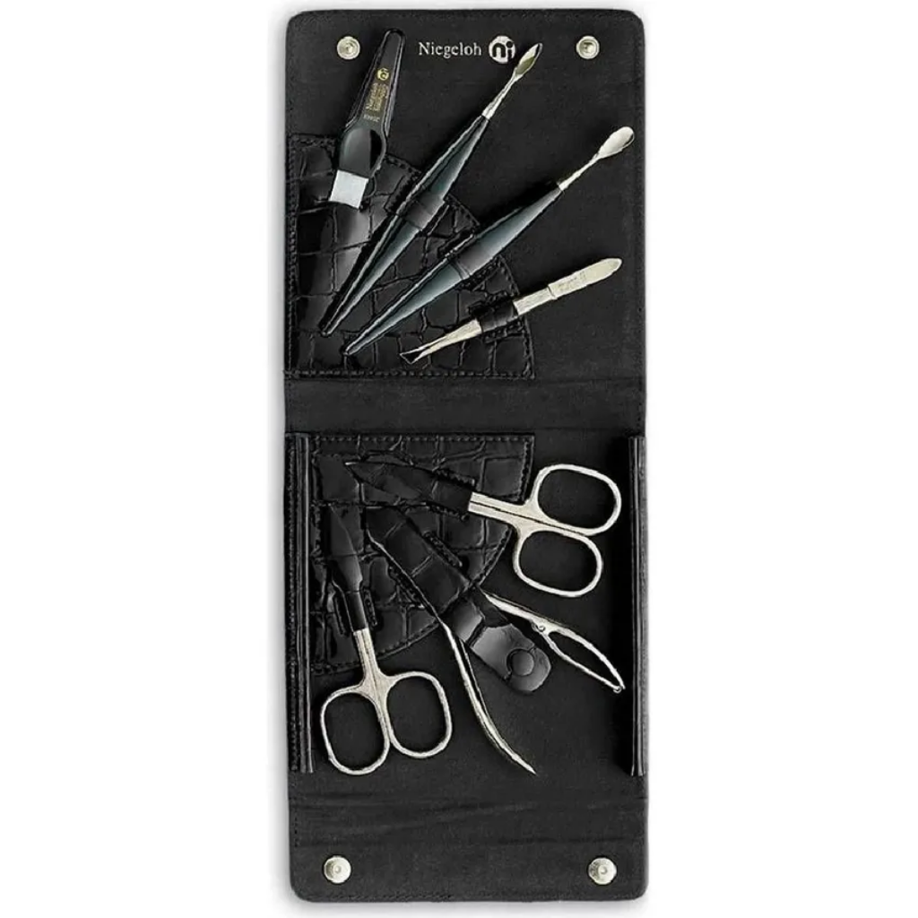 Набор маникюрный Niegeloh Solingen Kroko L (82640) (4007264826403), 7 предметов
