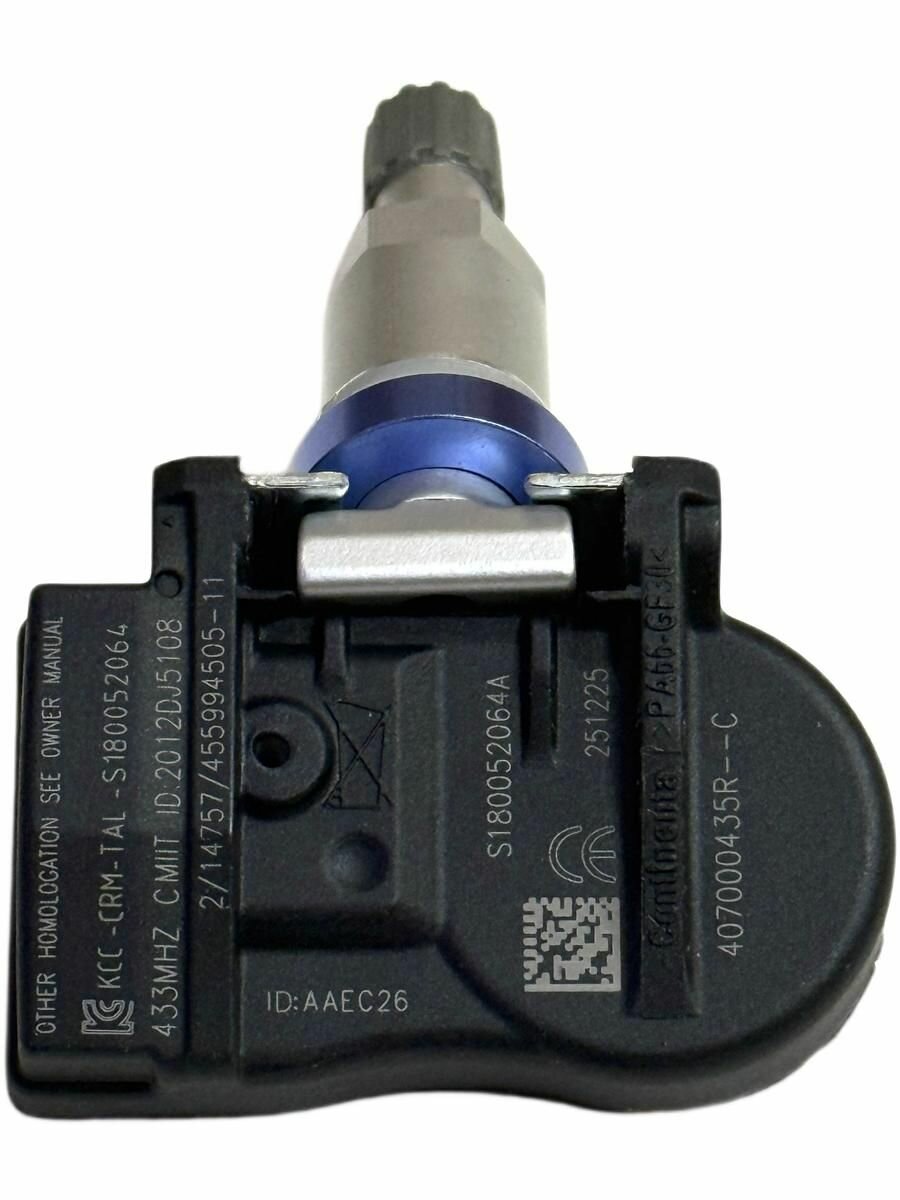 1 датчик давления шин для Renault 407000435R