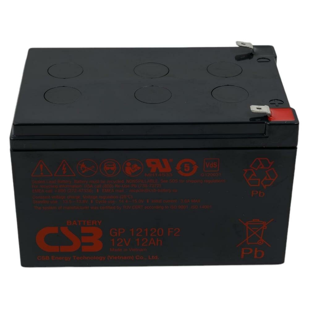 Аккумулятор для ИБП CSB GP12120 F2 12В, 12 Ач УТ-00000087