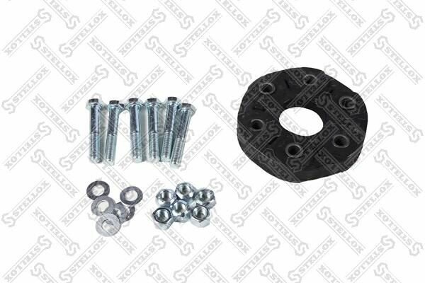 Муфта карданного вала STELLOX 07-10038-SX Mercedes W202, W203, W210, W220, T202, T203 93->, комплект с болтами и гайками