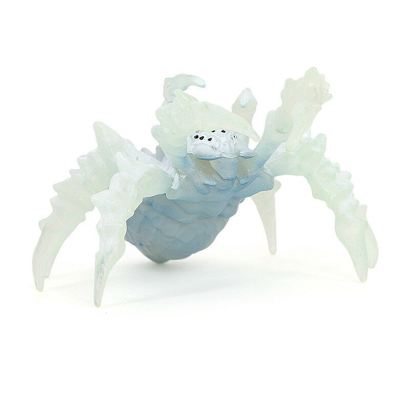 Игрушка паук лед halloween из pvc статичная модель животного для детского праздника
