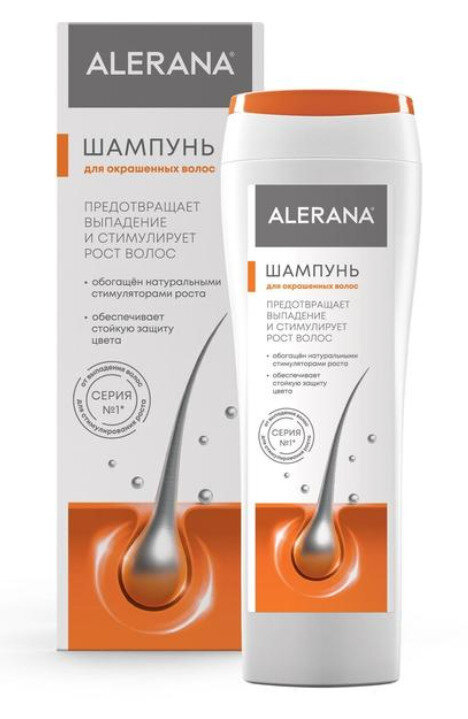 Алерана шампунь для окрашенных волос 250мл Alerana (против выпадения, для стимулирования роста, оздоровления и укрепления ослабленных волос)