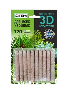 Гера 3D - палочки для Хвойных (120гр.)