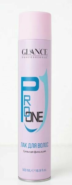 Glance Professional Лак для волос PRO ONE HAIR Сверхсильная Фиксация 750мл