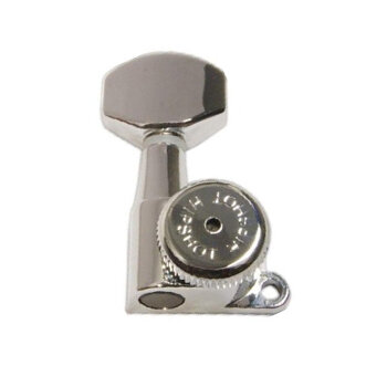 Колки 6 в линию локовые HIPSHOT UPGRADE KIT GRIP-LOCK CLOSED 6K1EL0C, хром