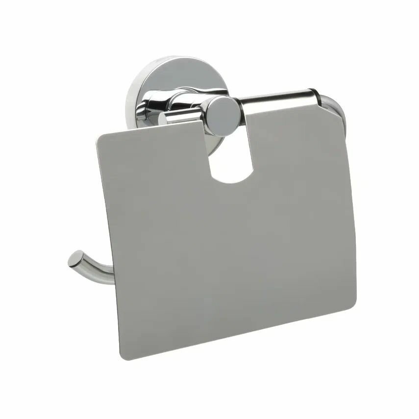 Бумагодержатель с крышкой Fixsen Comfort Chrome FX-85010 хром
