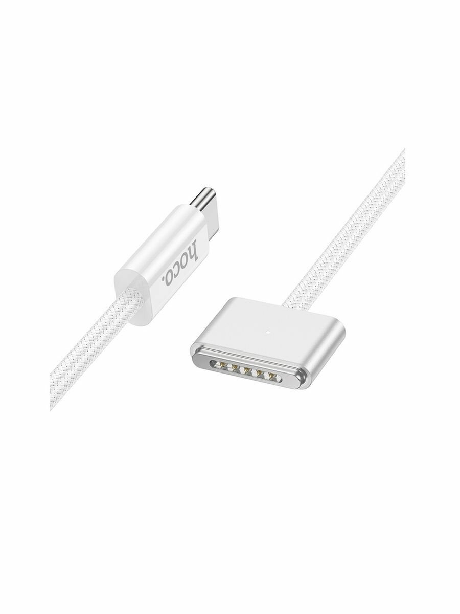Кабель для зарядки Hoco Type-C/Mаgsafe 3, магнитный, 2 м, белый