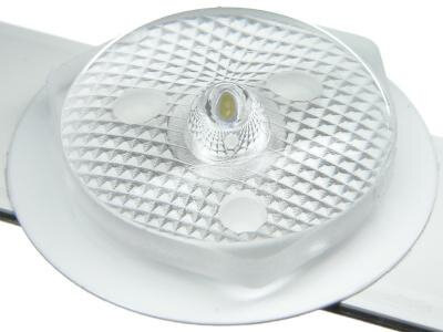 Комплект светодиодной подсветки 50"ROW2.1 (3 планки R1/L1 и 3 планки R2/L2 по 997 мм 10 линз на алюминиевом основании с термоскотчем)