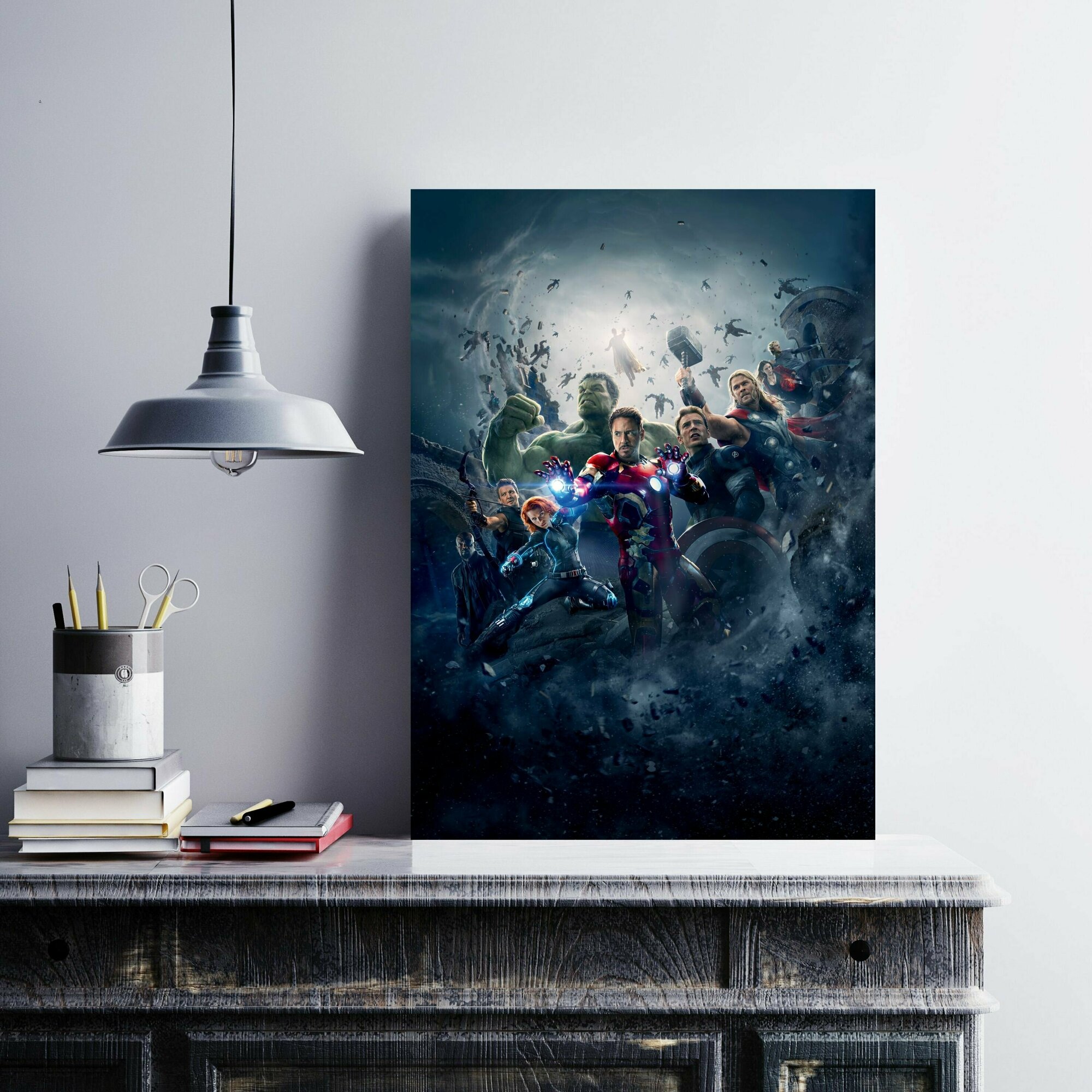 Картина на холсте "MARVEL. Мстители" 30х40см/ Картина для интерьера дома марвел