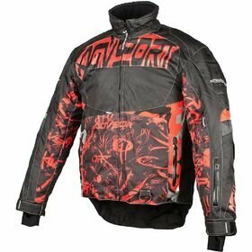 Куртка снегоходная AGVSPORT Taiga, мужской(ие), черный/красный, размер XXL