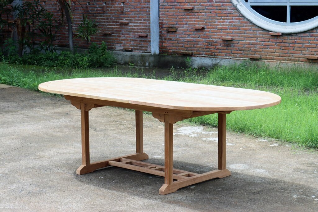 Овальный стол из тика 240