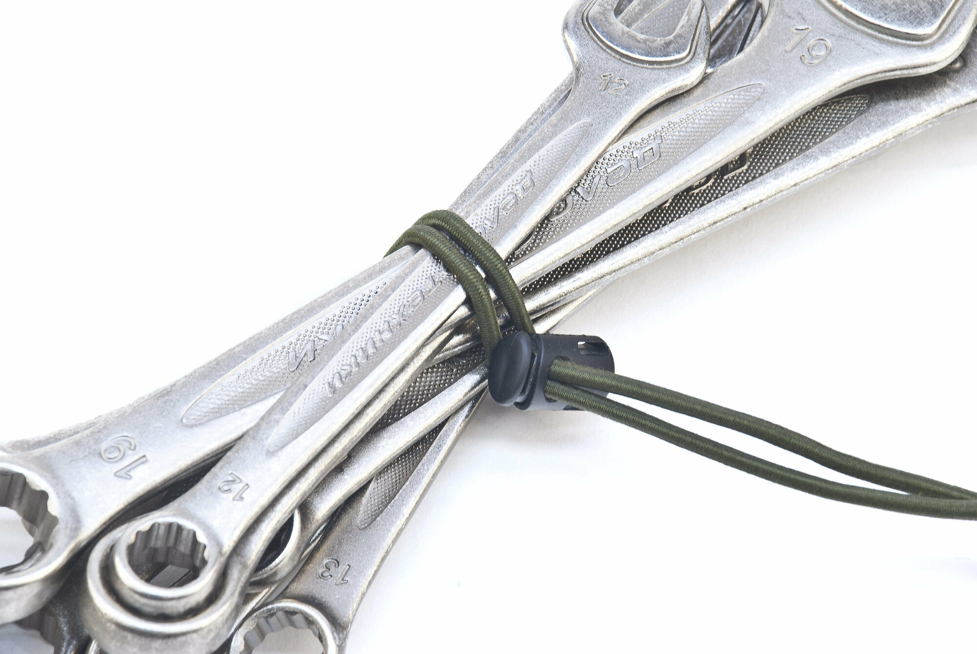 Эластичная стяжка ToolRoll, 200 мм, для снаряжения, цвет олива