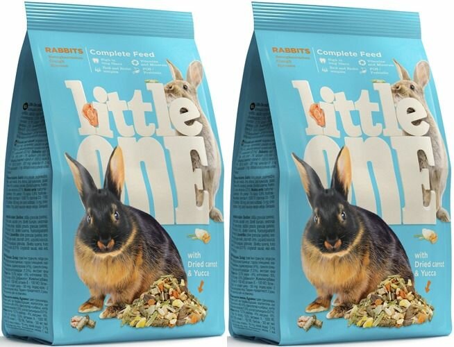Little One Корм для кроликов, 900 г, 2 уп.