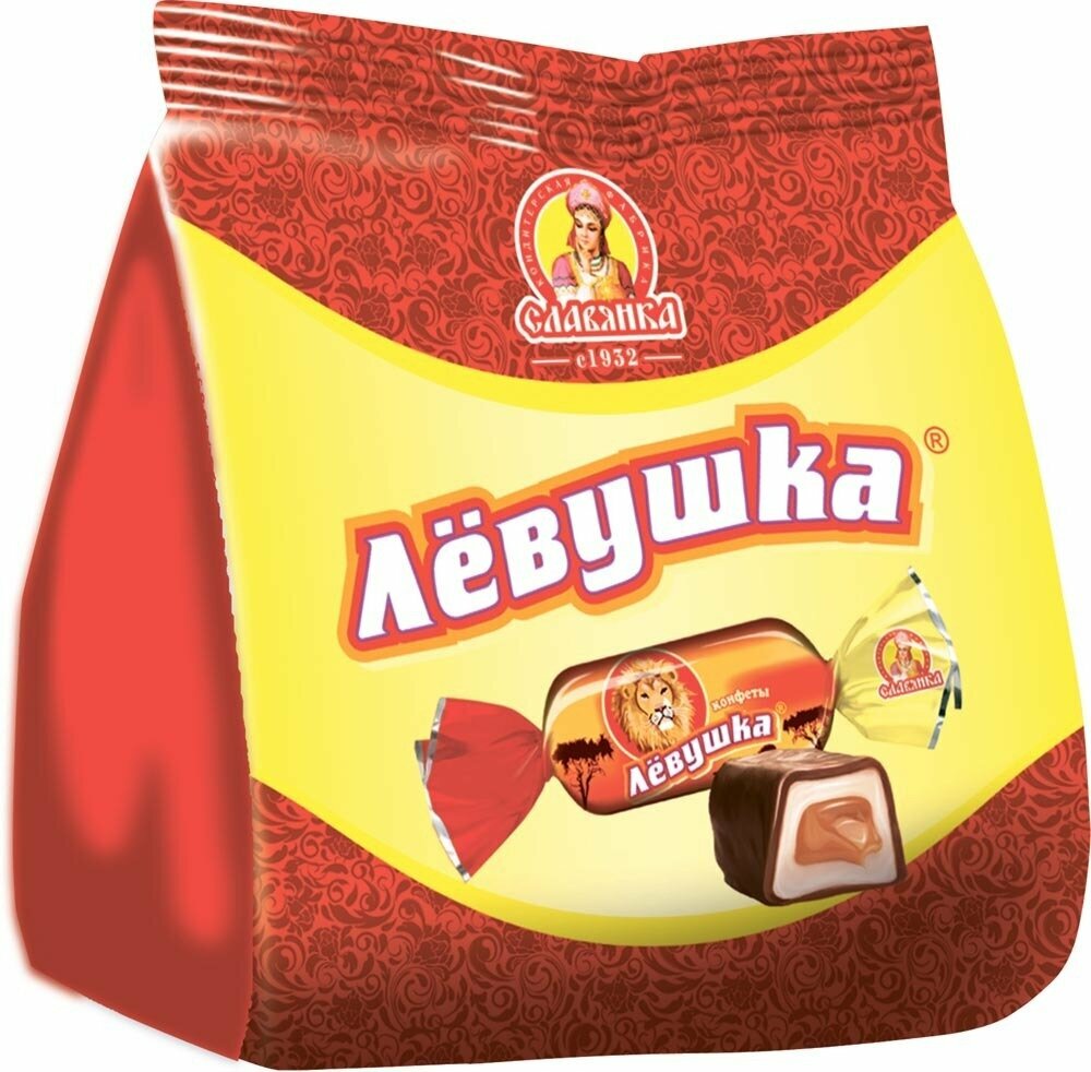 Конфеты "Левушка" Славянка, 6 упаковок по 1 кг