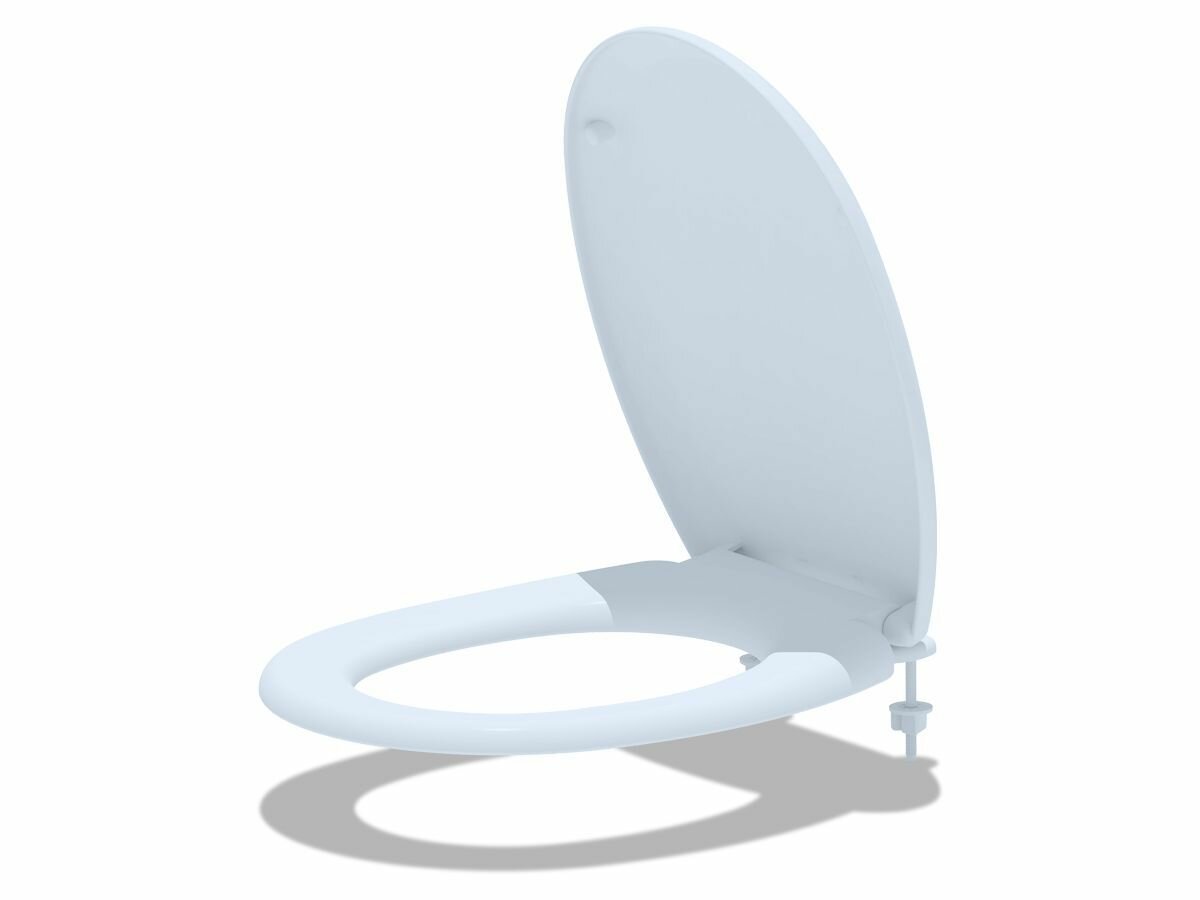 Сиденье АНИ Пласт WS0200 для унитаза с пластиковым креплением