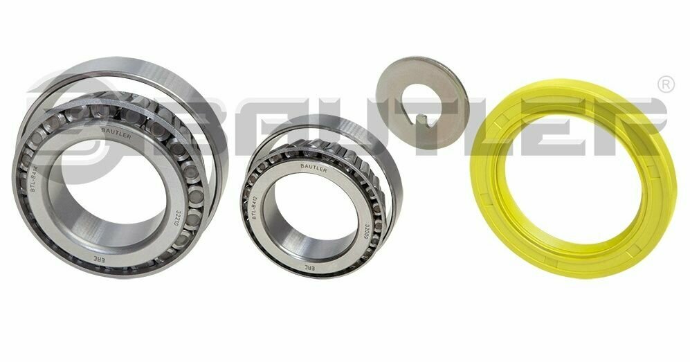 Ремкомплект ступицы задней для ГАЗ 2217, 2752 Соболь, 3302, 3221, 2705 Газель (с 1997 г.) (подшипники, сальник и шайба) арт BTLK409