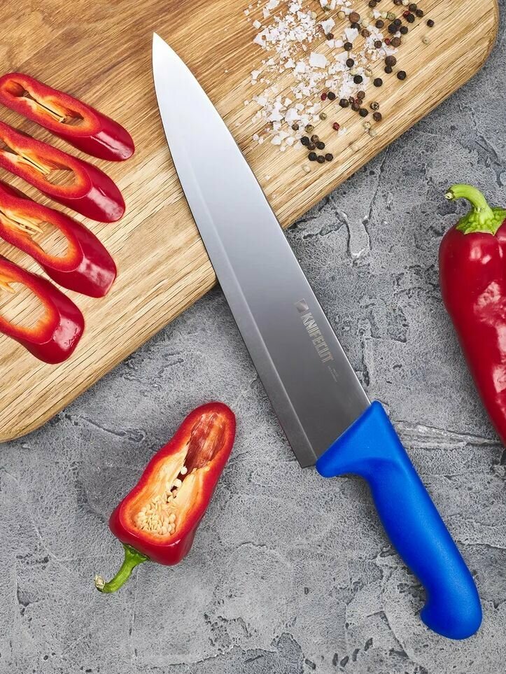 Нож поварской YYD KNIFE, разделочный, для мяса и рыбы, длина лезвия 25 см