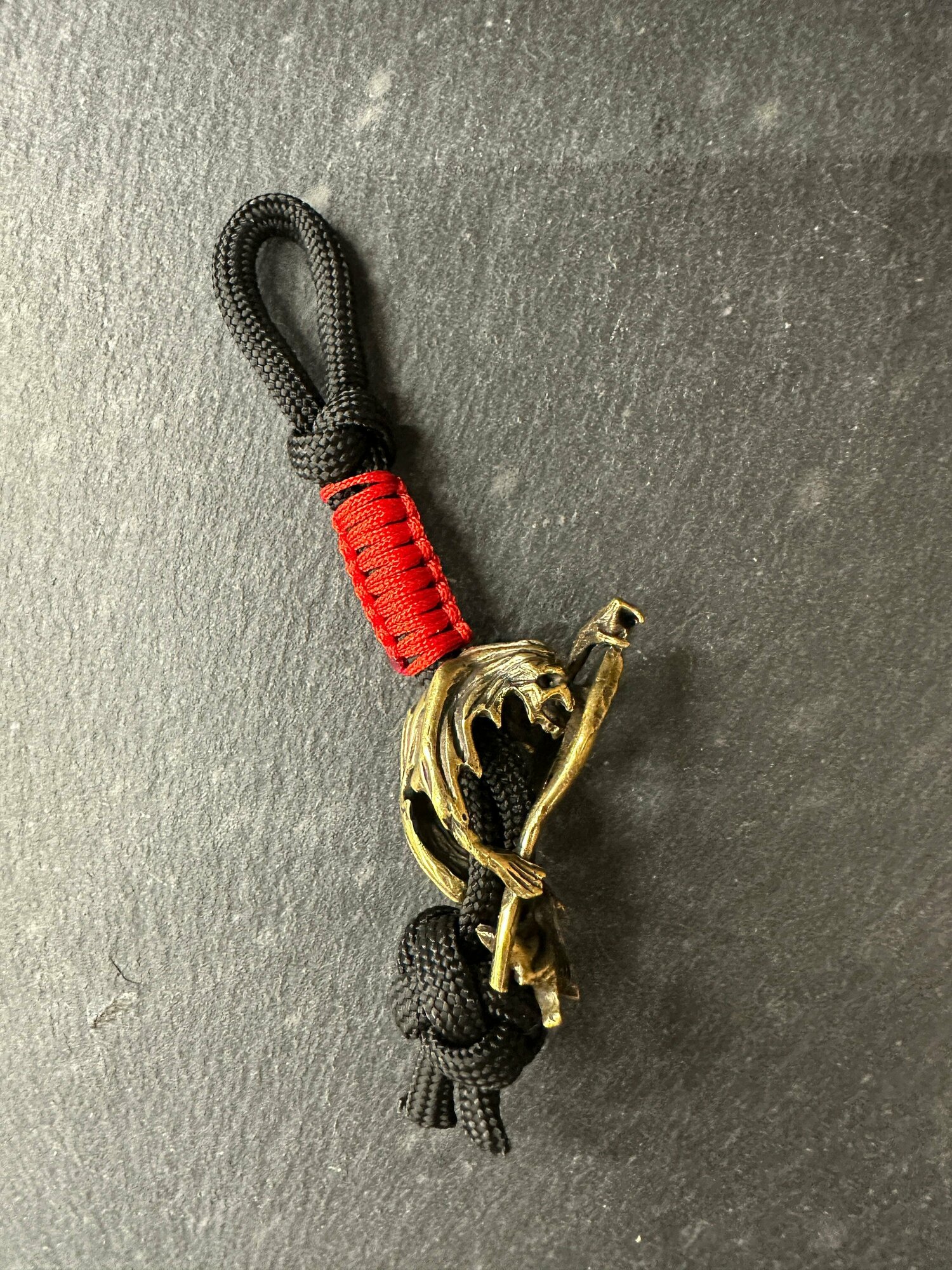 Темляк с латунной бусиной Жнец I