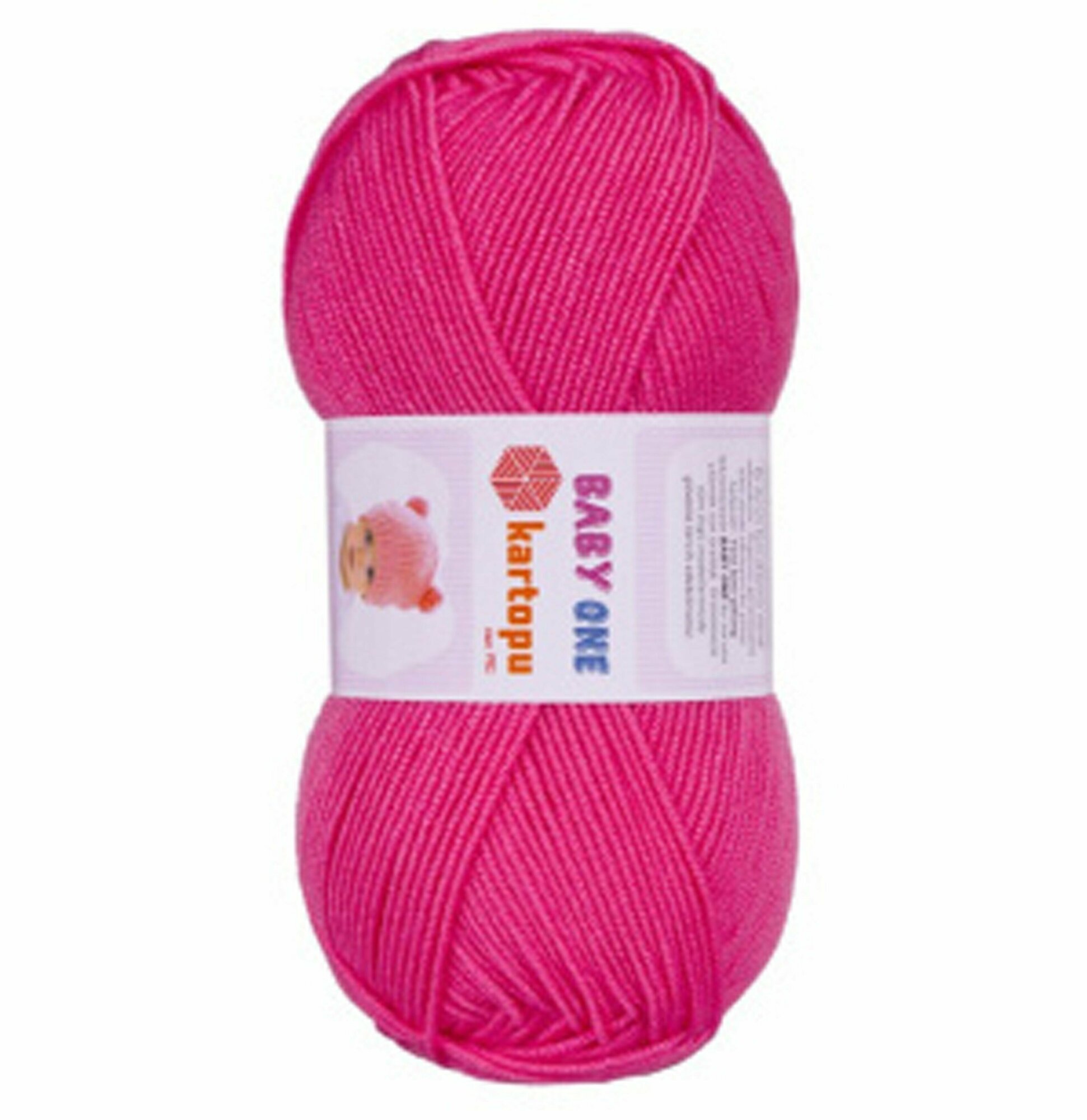 1 Моток Пряжа Kartopu BABY ONE 100% Акрил антипилинг 100 гр. - 250 м. цвет - 244