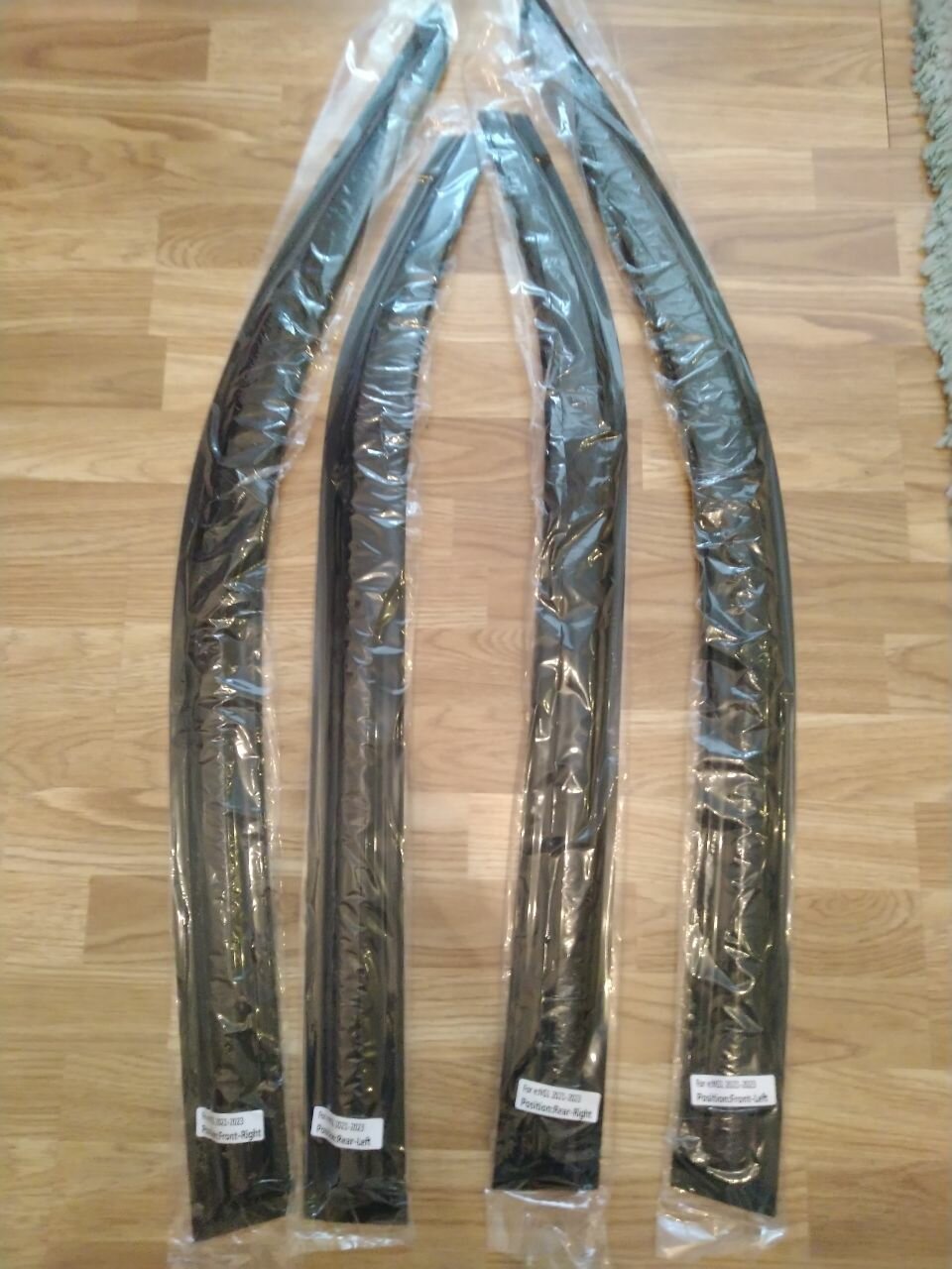 Дефлекторы/ветровики на окна Honda e: NS1, e: NP1, e: NY1, комплект 4 шт