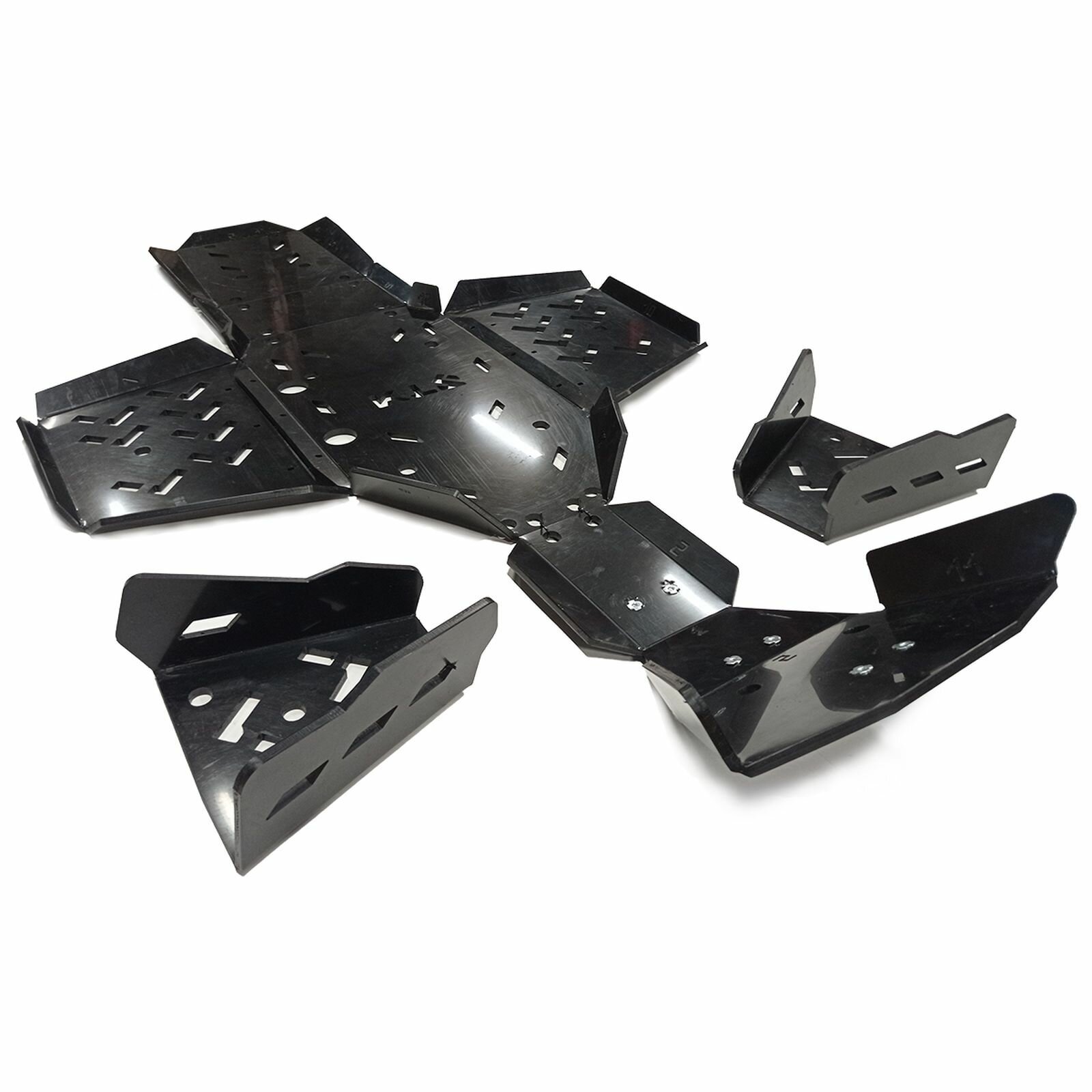 Защита днища пластик для квадроцикла BRP Outlander G1 Max 650/800/БРП Аутлендер двухместный