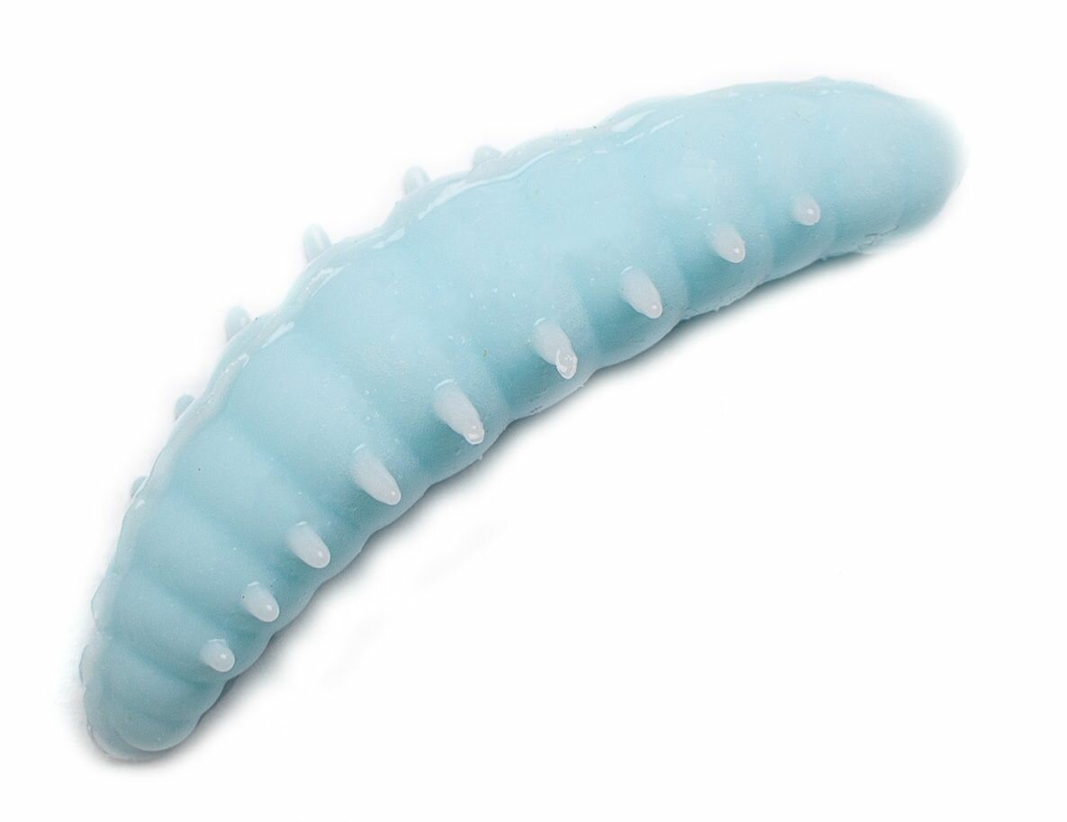 Силиконовая приманка для рыбалки, резина Troutland AERO 40мм Cheese (Сыр) # 502 / Blue (8шт), 40 мм, # # 502 / Blue