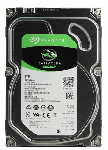 Жесткий диск Seagate Barracuda 3 ТБ ST3000DM008