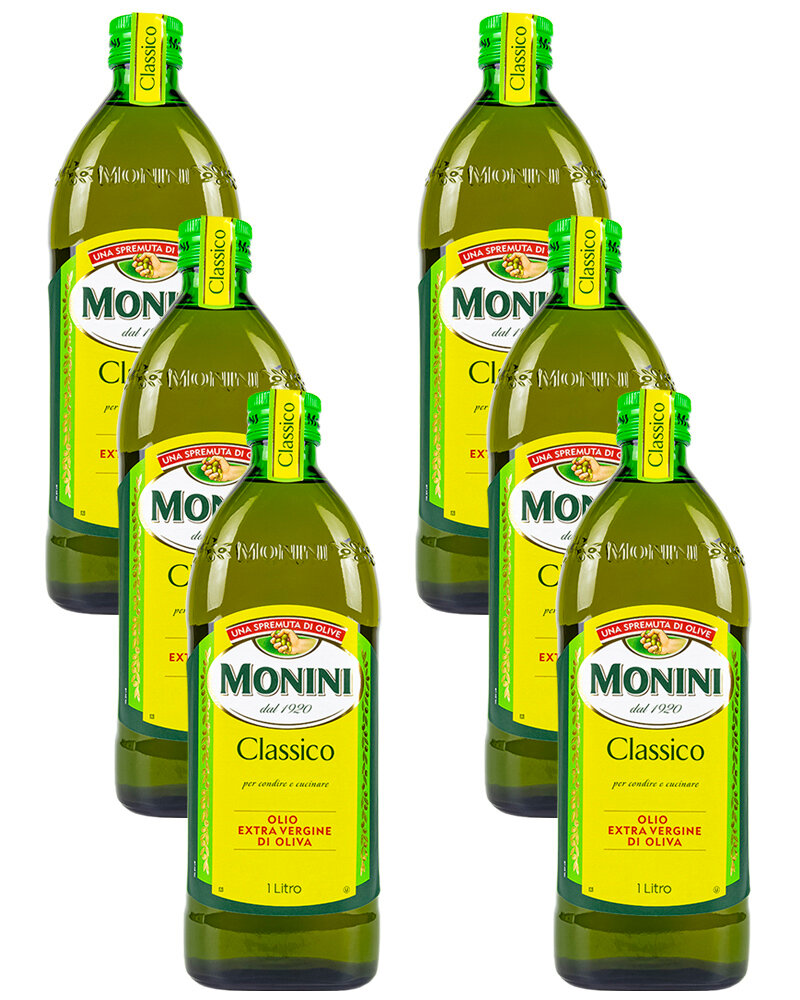 Оливковое Масло Monini Экстра Вирджин Классико 1 л. - 6 шт.