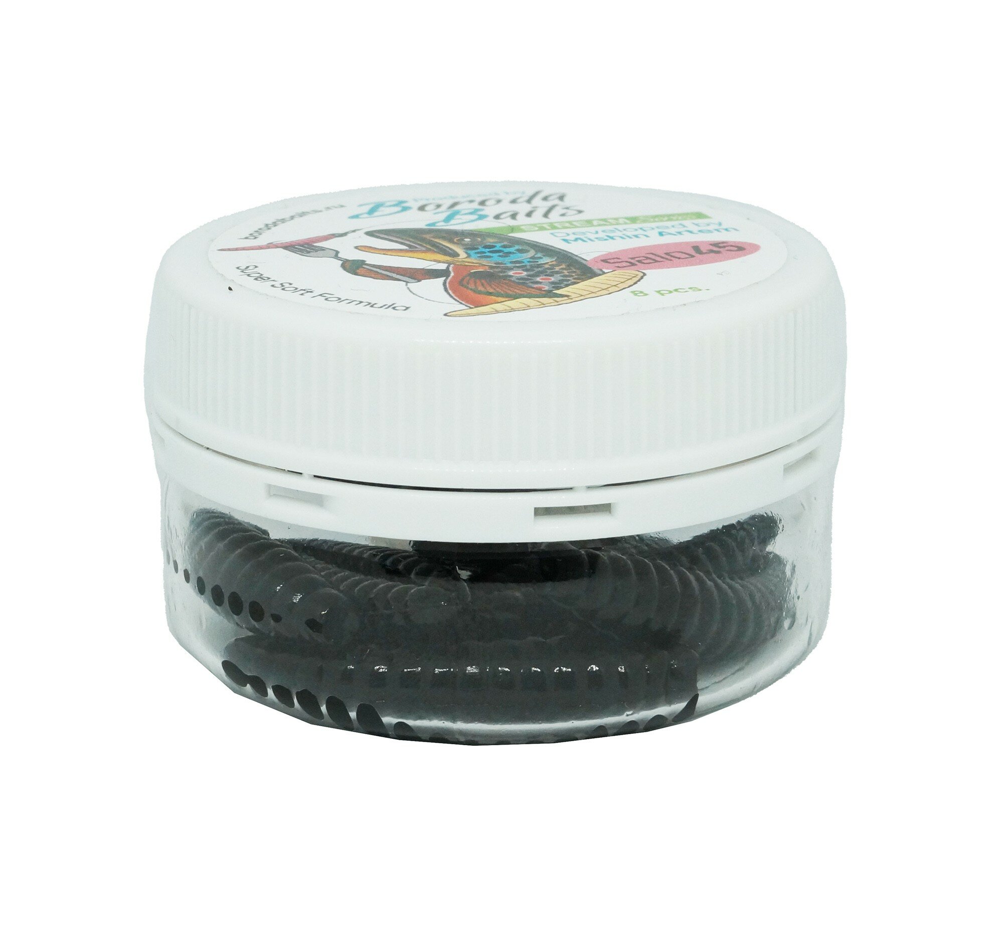 Boroda Baits Salo 45 черный 8 шт - приманка для ловли рыбы, саловая насадка